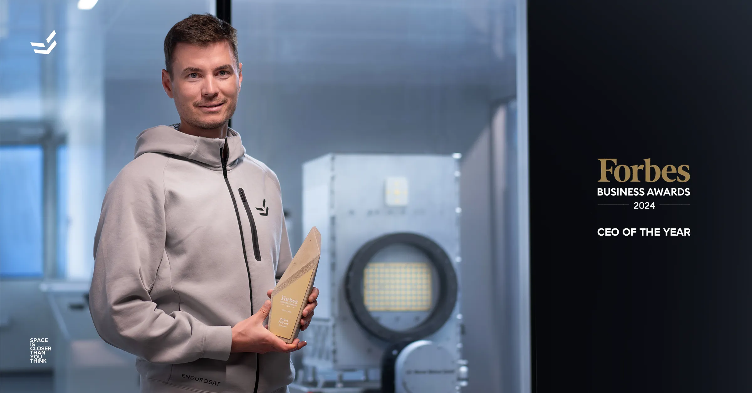 Raycho Raychev Wins Forbes CEO of the Year Award - EnduroSat